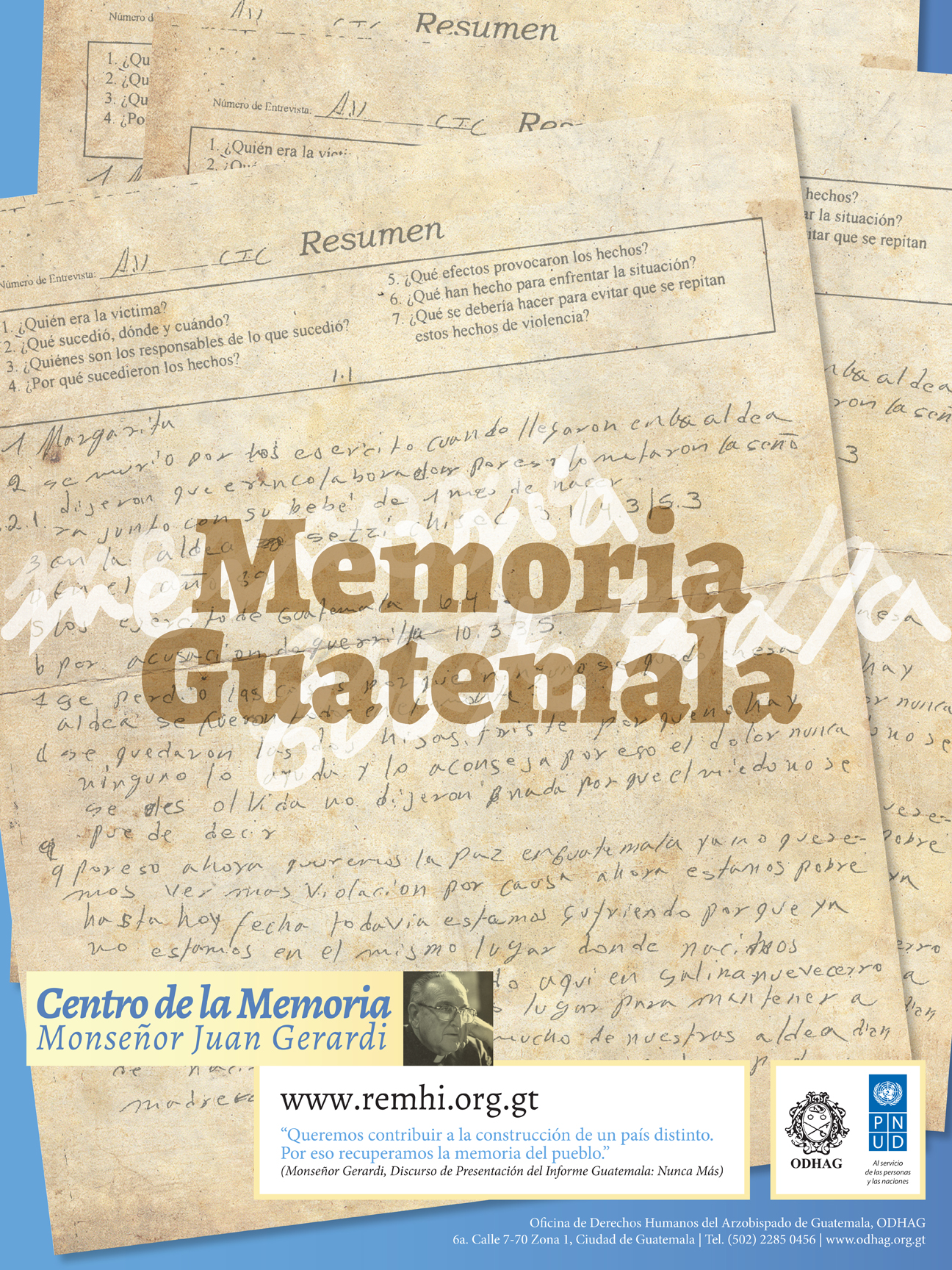 Centro de la Memoria «Monseñor Juan Gerardi» – REMHI